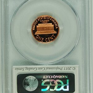 1986 Lincoln Red Bunting Label Penny PR-70 PCGS DCAM