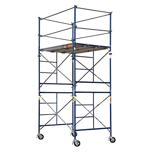 Metaltech SAFERSTACK Complete 2-Section High Tower Scaffolding System, Model Number M-MRT5710