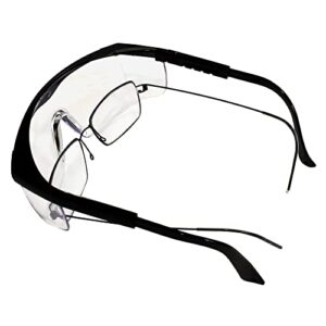 HQRP Clear Tint UV Protective Safety Glasses Goggles for Lab Chemistry courses Science class in School High School College Laboratory work etc.