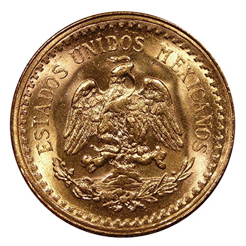 1945 Mexico 2 1/2 Pesos Gold Coin