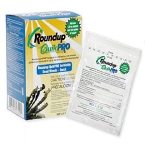 roundup quikpro weed killer herbicide 73.3% quickpro 1 packet per gallon 10 pack