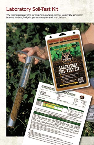 Whitetail Institute Laboratory Soil Test Kit, Ensures The Most Successful Deer Food Plot Possible, Professional Consultation Included, Receive Results Within One Week