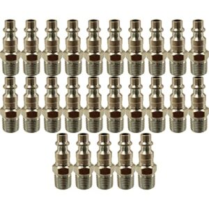 milton 727 npt m style 1/4 male air line end plug (mil727) 25-pack