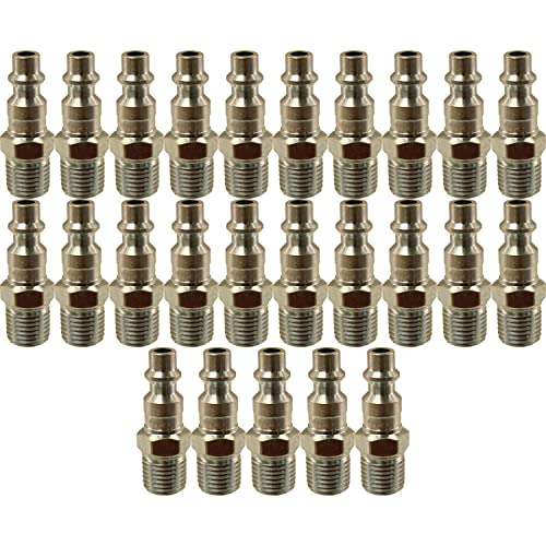 Milton 727 NPT M Style 1/4 Male Air Line End Plug (MIL727) 25-Pack