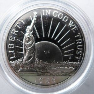 1986 Statue of Liberty Two Coins Proof Set Mint State