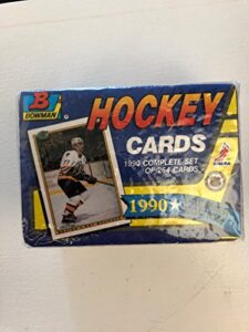 1990-91 bowman hockey complete factory set 264 cards belfour modano & richter rookies