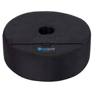 gravipod 18" round umbrella base weight bag - up to 85 lbs.