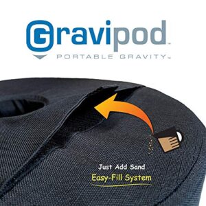 Gravipod 18" Round Umbrella Base Weight Bag - Up to 85 lbs.