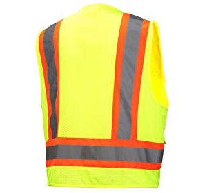 Pyramex Safety RVZ2410M RVZ24 Series Vest Hi-Vis Lime - Size Medium