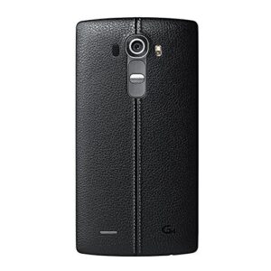 LG G4 H815 5.5-Inch Factory Unlocked Smartphone with Genuine Leather (Leather Black) - International Stock (No Warranty)