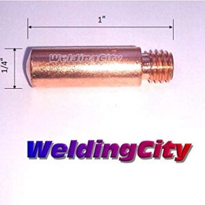 WeldingCity Pack of 10-pcs Contact Tip 11-23 (.023") for Lincoln Magnum 100L and Tweco Mini/#1 MIG Welding Guns