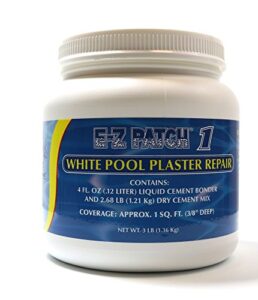 e-z patch 1 white pool plaster repair 3 lb.