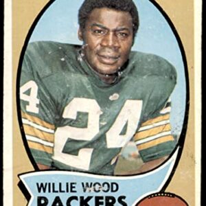 1970 Topps # 261 Willie Wood Green Bay Packers (Football Card) FAIR Packers USC