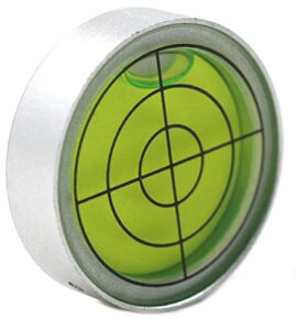 preamer high accuracy 30' /2mm d30mm/1.2" alloy metal shell rv leveling bubble spirit level small bullseye bubble level for rv tripod ball head