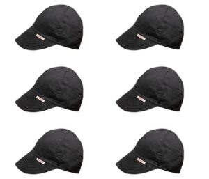 comeaux caps reversible welding cap solid black 7 7/8 (6)