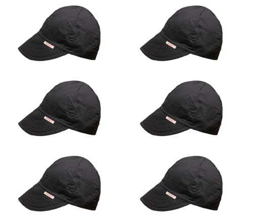 Comeaux Caps Reversible Welding Cap Solid Black 7 7/8 (6)