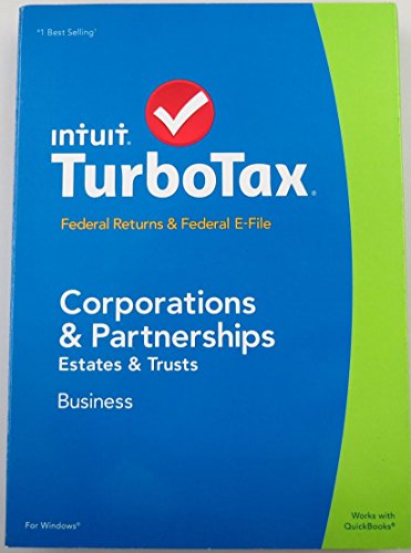 TurboTax Business 2014 Federal + Fed Efile, Corp & Partnership, Estates & Trusts Tax Software - 424567