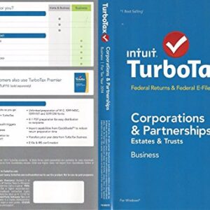 TurboTax Business 2014 Federal + Fed Efile, Corp & Partnership, Estates & Trusts Tax Software - 424567