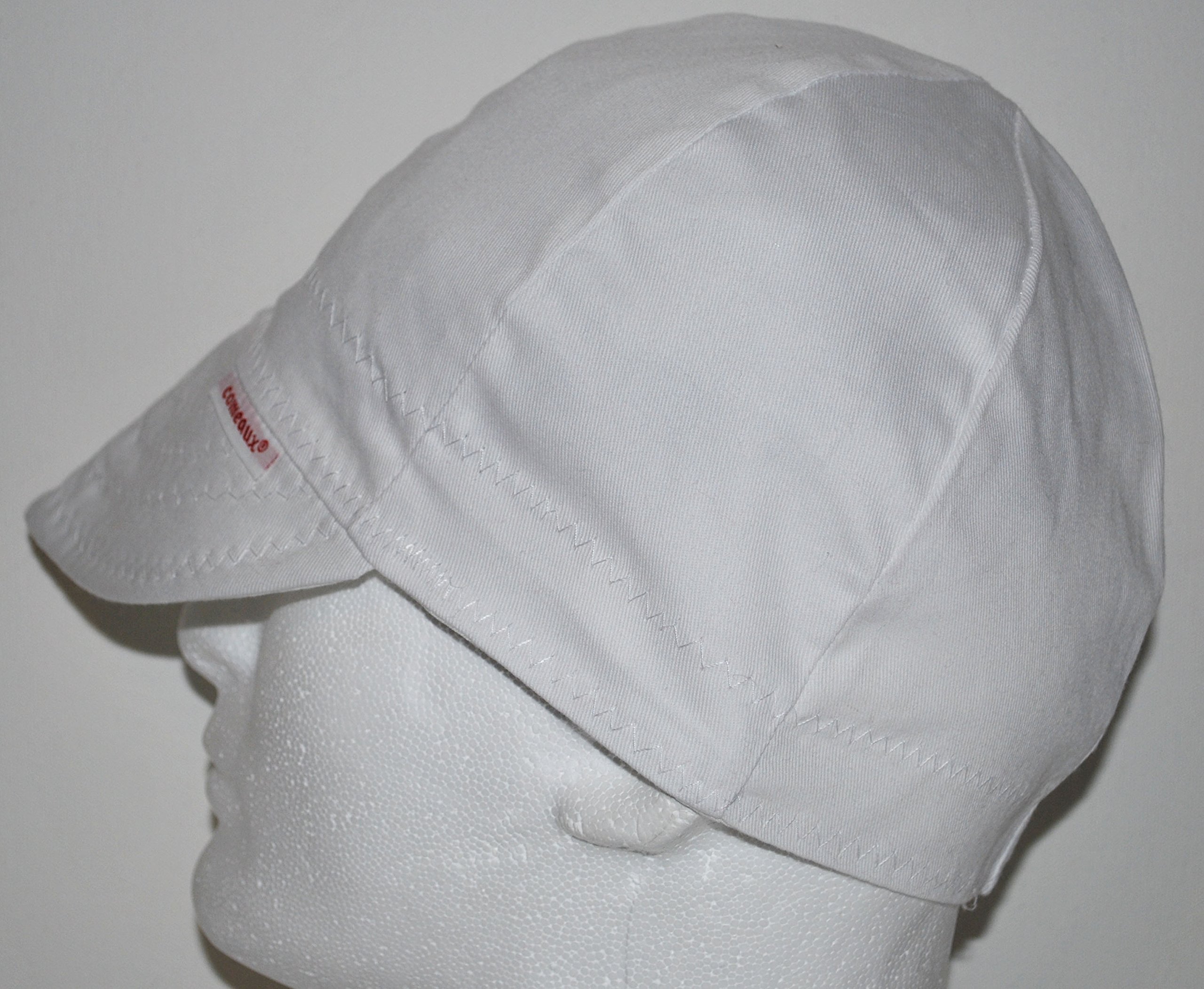 Comeaux Caps Reversible Welding Cap Solid White 7 3/4 (6)