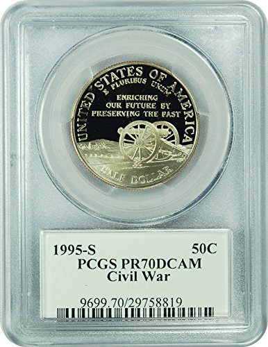 1995 Modern Commemorative Civil War (Freedom Label) Half Dollar PR-70 PCGS DCAM