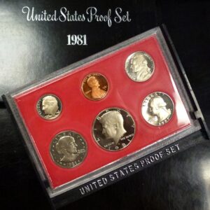 1981 S US Proof Set Original Government Packaging