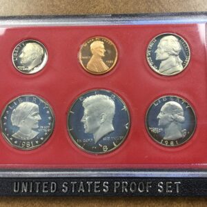 1981 S US Proof Set Original Government Packaging