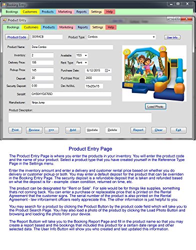 Book A Party Rental Management Software 2015