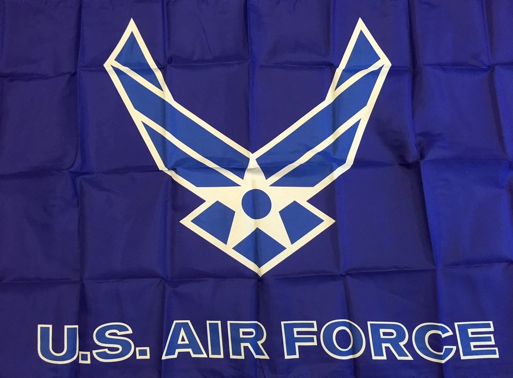 GOSSENIF Quality Standard Flags US Air Force Wings Flag, 3 by 5', Blue