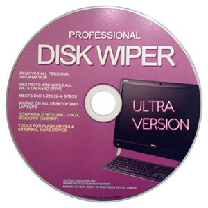 professional hard disk drive & usb eraser - wiper cd disc 32/64bit [windows - linux - mac]