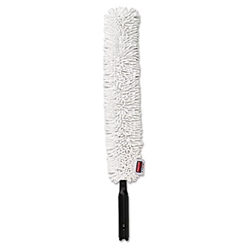 Rubbermaid Commercial HYGEN RCP Q852 WHI RCPQ852WHI HYGEN Quick-Connect Flexible Dusting Wand, 28 3/8" Handle