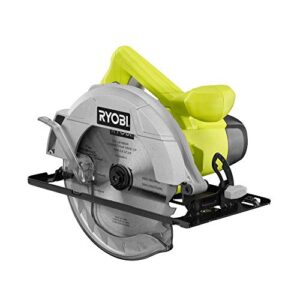 ryobi zrcsb125 13 amp 7-1/4 in. circular saw (green) (renewed)