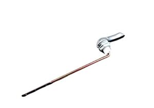 dependable universal toilet tank flush lever, chrome finish toilet handle fits most toilets