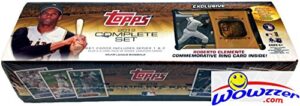 2012 topps mlb baseball factory sealed  factory set with exclusive roberto clemente ring card  and two(2) bryce harper varation rookies !! includes 660 cards plus 5 bonus rookie variation