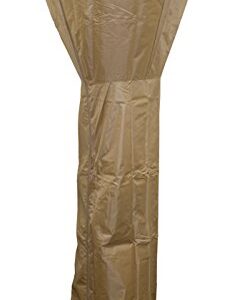 Hiland PRM-T HVD-CVR-ECON Heavy Duty Tall Patio Heater Cover, 87", Tan