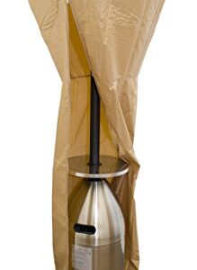 Hiland PRM-T HVD-CVR-ECON Heavy Duty Tall Patio Heater Cover, 87", Tan