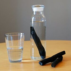 Binchotan Charcoal - Water Purifying Sticks for Great-Tasting Water from Kishu, Japan - Each Stick Filters up to 2 Liters of Water - 3 Sticks