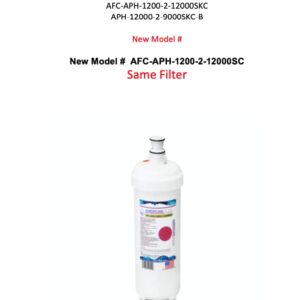 AFC Brand, water filter, Model # AFC-APH-1200-2-12000SKC, Compatible with 3M(R) HF60-CLS Filter New AFC Brand Model # AFC-APH-1200-2-12000SC 6 - Filters