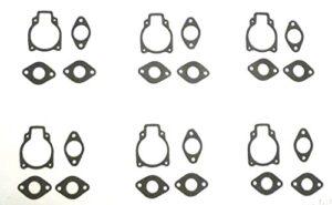 m-g 330n148-6 6 carburetor gasket set for toro ccr2450 ccr 2450 snow blower