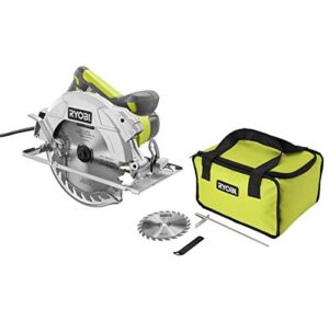 ryobi zrcsb144lzk 15 amp 7-1/4 in. heavy-duty circular saw with exactline laser (renewed)