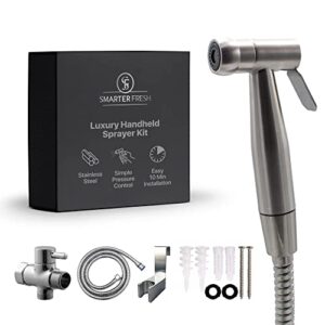 bidet sprayer for toilet, handheld bidet sprayer attachment, cloth diaper shower spray washer for bathroom – bidet handheld toilet water sprayer - easy 10-minute installation