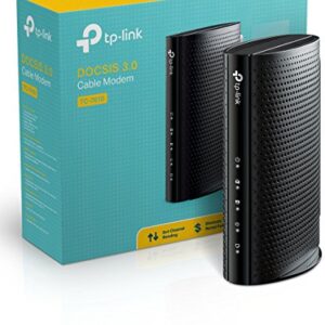 TP-Link TC-7610 DOCSIS 3.0 (8x4) Cable Modem. Max Download Speeds Up to 343Mbps. Certified for Comcast XFINITY, Spectrum, Cox, and more. Separate Router is Needed for Wi-Fi