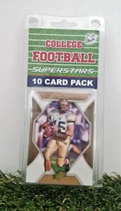 purdue boilermakers- (10) card pack college football different purdue superstars starter kit! comes in souvenir case! great mix of modern & vintage players for the super boilermakers fan! by 3bros