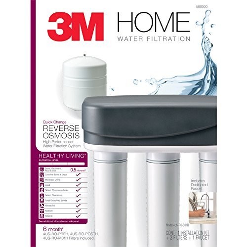 3M 4US-RO-S01H Reverse Osmosis Drinking Water Filter System