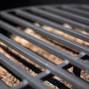 TITAN GREAT OUTDOORS Round 36.5in Fire Pit Grate, Heavy Duty 1/2in Steel Elevated Log Wood Pit Grate, Burning Fireplace and Firepits