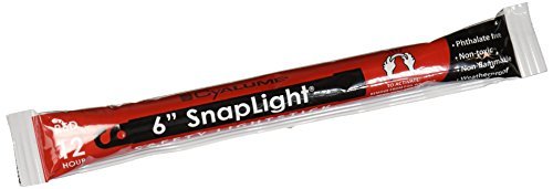 Cyalume 9-00721 Snap Light Stick, 6", Red (Pack of 20)