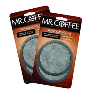 sunbeam 2 x mr. coffee water filter replacement 2pk