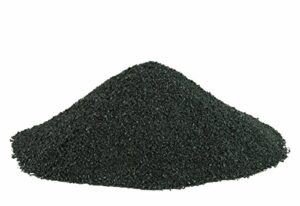 black beauty abrasive blast media medium abrasive 12/40 mesh size for use in sandblast cabinet - 10 lbs