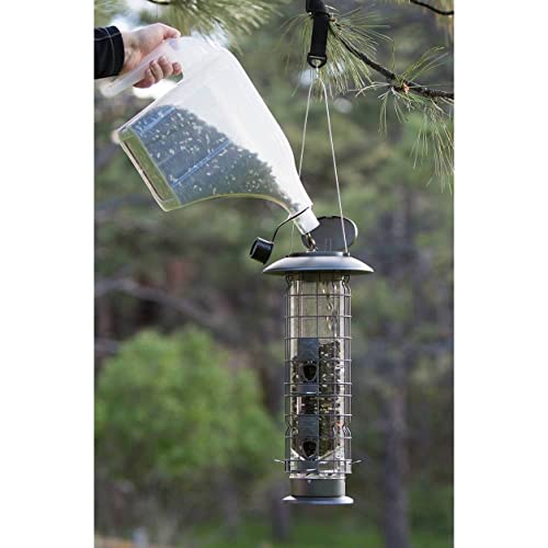 More Birds 3N1 Bird Seed Super Tote and Storage, 5 lb Seed Capacity