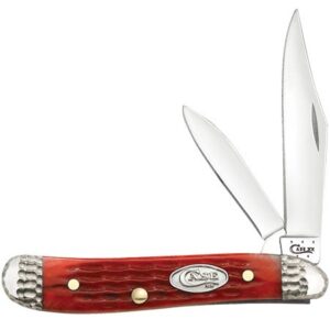 case cutlery 53222 dark red bone peanut knife