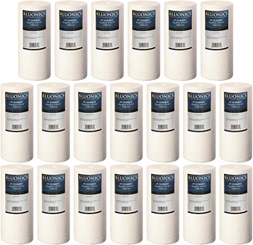 20-pack BLUONICS Sediment Water Filters Cartridges 4.5" x 10" (5 Micron)